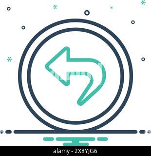 Icon for back,astern,behindhand Stock Vector Image & Art - Alamy