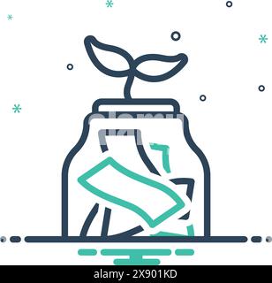 Icon for saving,surplus Stock Vector Image & Art - Alamy