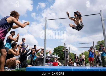 Young calisthenics athletes perform feats of physical strength and ...