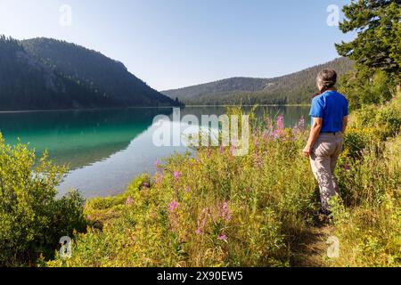 Cliff Point Campground, Cliff Lake, Montana, USA Stock Photo - Alamy