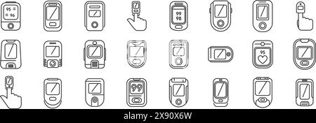 Outline smartphone and a small heart - vector background Stock Vector ...