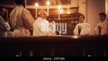 The Eucharist In Grand Church: Ministers of Christian Faith lead The ...