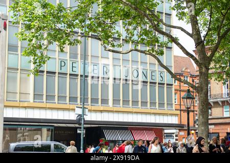 LONDON- MAY 23, 2024: Peter Jones department store on Sloane Square ...