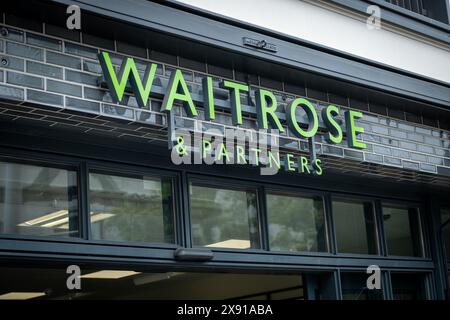 LONDON- MAY 23, 2024: Waitrose & Partners store on Kings Road, Chelsea ...