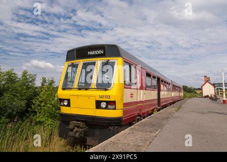 British Rail Class 141 diesel railcar, at Swanick Junction, run by the ...