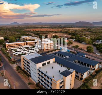 aerial view of Gaborone , fairgrounds area daytime Stock Photo - Alamy