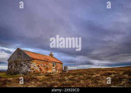 A Shieling near Achmore, Isle of Lewis, Outer Hebrides, Scotland Stock ...