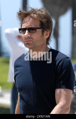 David Duchovny and Evan Handler in thr set of Californication in Venice ,California Stock Photo ...