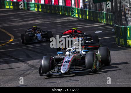 16 CORDEEL Amaury (bel), Hitech Pulse-Eight, Dallara F2 2024, action ...