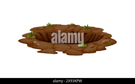 trench pit cartoon vector illustration Stock Vector Image & Art - Alamy