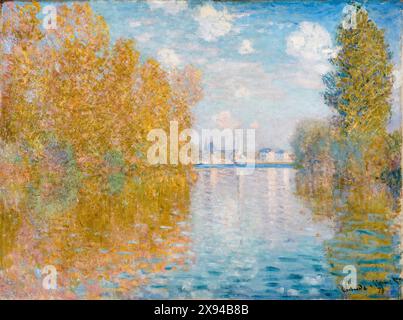 Claude Monet - Autumn Effect at Argenteuil Stock Photo - Alamy