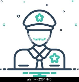Icon for officer,commissary Stock Vector Image & Art - Alamy