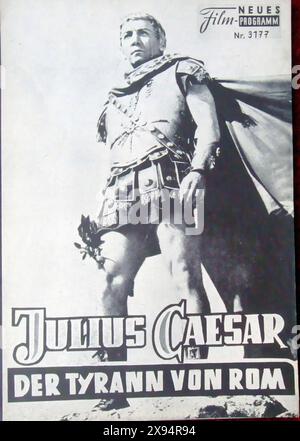 Caesar the Conqueror 001 - Vintage Italian Lobby Card Stock Photo - Alamy