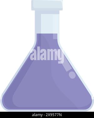 Erlenmeyer flask clipart, illustration vector Stock Vector Image & Art ...