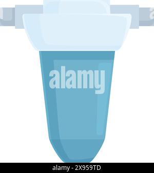 Water filtration icon in cartoon design isolated on white background ...