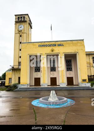 University of Peshawar Historic Convocation Hall with Clock Tower on a ...
