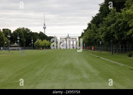 Deutschland, Berlin, Fan-Zone vor dem Brandenburger Tor *** Germany ...