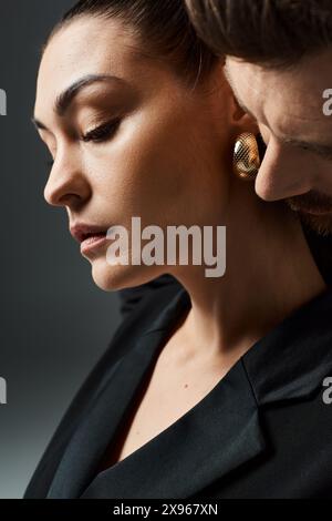 man observing at something Stock Photo - Alamy