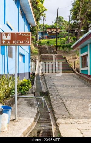 El Castillo , Nicaragua - March 11, 2024: Transport by boat along the ...