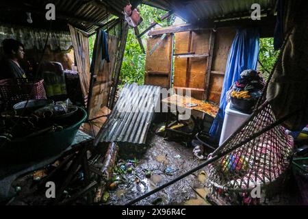 Laguna, Calabarzon, Philippines. May 28,2024: A Filipino's house ...