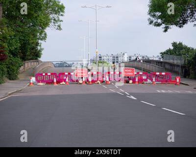 A view of the Broadmead Road Bridge in the London Borough of Redbridge ...