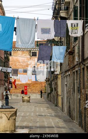 Laundry and Cityscape Stock Photo - Alamy