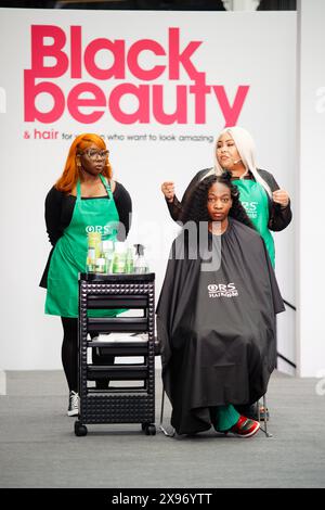 Afro Hair and Beauty Live 2024. Black hair and beauty show. Barbering ...