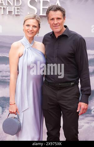 James Cracknell attends the gala screening of Young Woman and the Sea ...