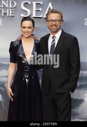 Daisy Ridley and Joachim Ronning, Young Woman and the Sea - UK Gala ...