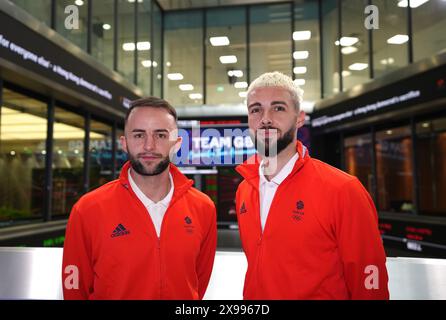 Team GB's Ben Lane and Sean Vendy during the Team GB Paris 2024 ...