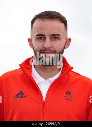 Team GB's Ben Lane during the Team GB Paris 2024 Badminton team ...