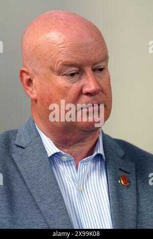 Paul Gavan at the launch of Sein Fein's manifesto for the European ...