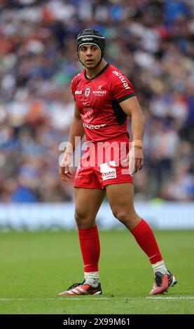 Matthis Lebel of Stade Toulousain during the Top 14 match between ...