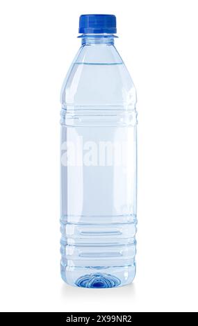 Small water bottle isolated on white background with clipping path ...