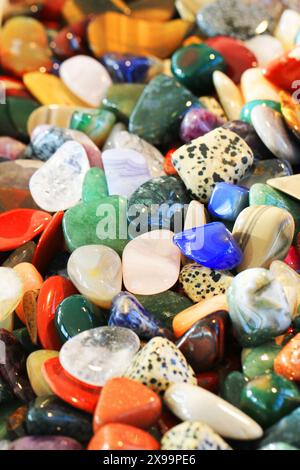 color gems texture as nice natural mineral background Stock Photo - Alamy