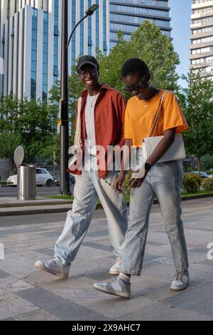 Couple is laughing at jokes Stock Photo - Alamy