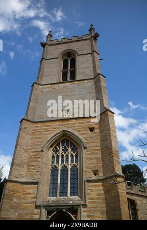 St. Mary`s Church, Grendon, Northamptonshire, England, UK Stock Photo ...