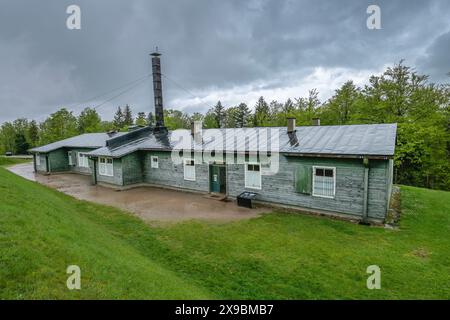 Krematoriumsbaracke, KZ Struthof, Natzweiler, Elsass, Frankreich ...