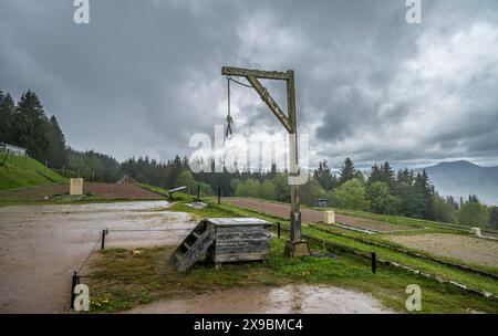 Galgen, KZ Struthof, Natzweiler, Elsass, Frankreich Stock Photo - Alamy