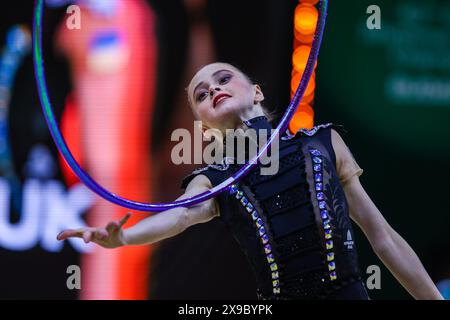 Taisiia Onofriichuk (UKR) seen during Rhythmic Gymnastics FIG World ...
