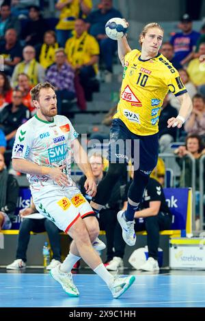 Mannheim, Germany. 30th May, 2024. Handball: Bundesliga, Rhein-Neckar ...