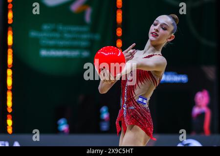 Daniela Munits (ISR) in action during the 40th European Rhythmic ...