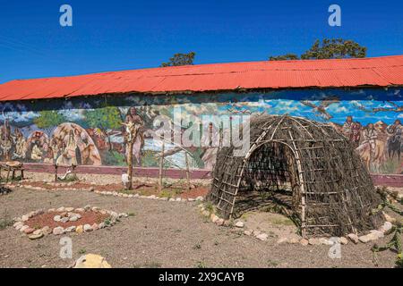 Interpretation of the Apache people camp in the Turicachi community ...