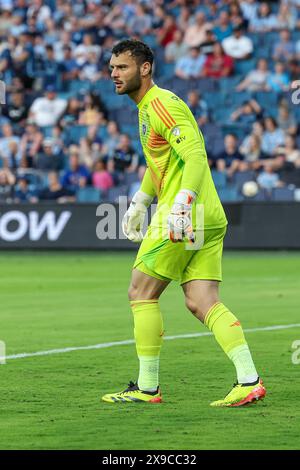 Sporting Kansas City goalkeeper John Pulskamp (1). New York FC and ...