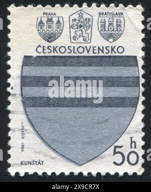 CZECHOSLOVAKIA - CIRCA 1980: a stamp printed in the Czechoslovakia ...