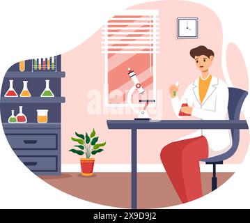 Laboratorium with Conducting Research Scientific, Experimentation and ...