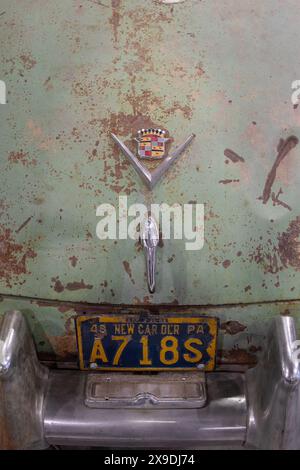 Rusty Cadillac Fastback Coupe 61 series Sedanette Produced in 1948 ...