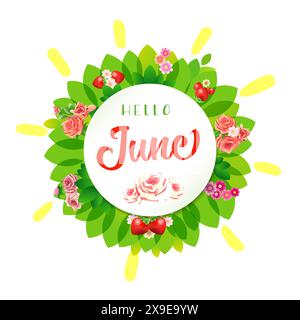 poster of hello june Stock Vector Image & Art - Alamy