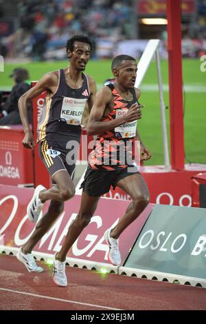 Hagos Gebrhiwet of Ethiopia competing in the 5000m men’s final at the ...