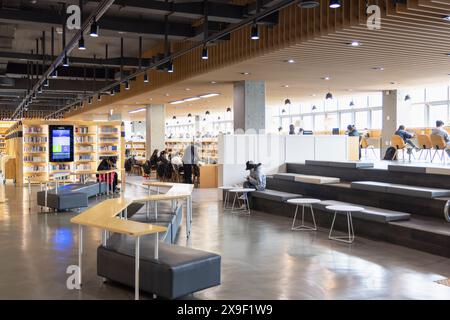Interior of Busan Library, Daekpo, Busan, South Korea Stock Photo - Alamy